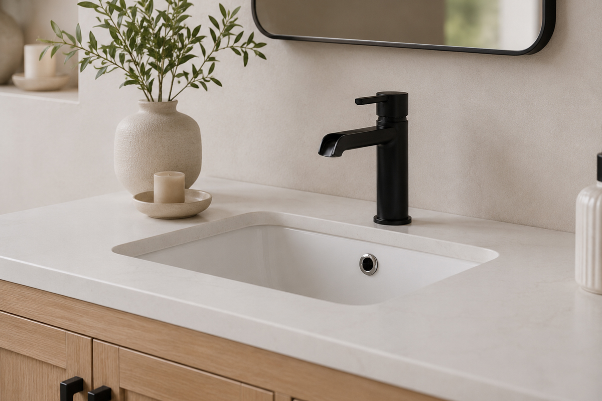 Ashley 60” Natural Oak Bathroom Cabinet » Otto Home Goods